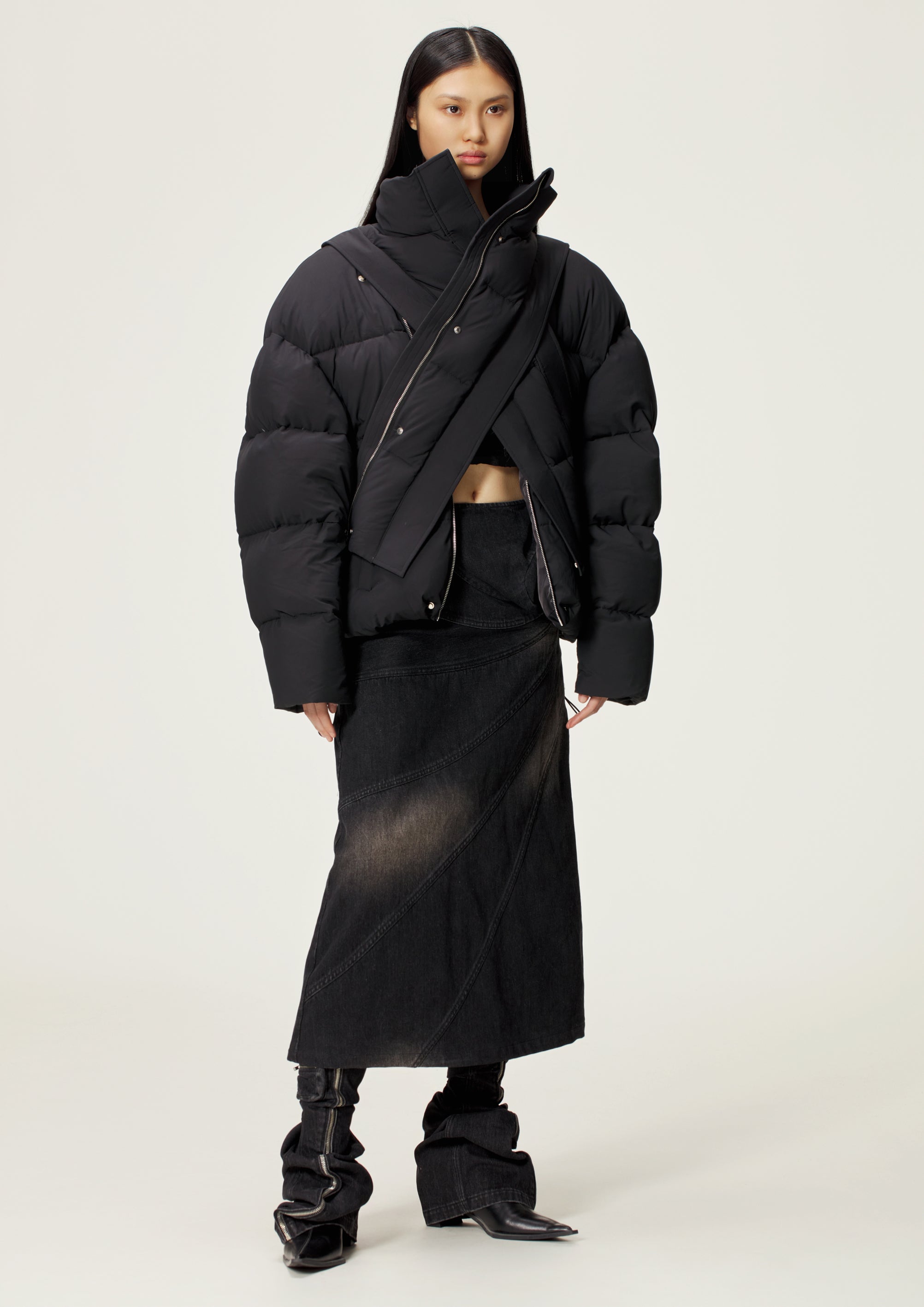 Black Detachable Down Jacket – MARRKNULL